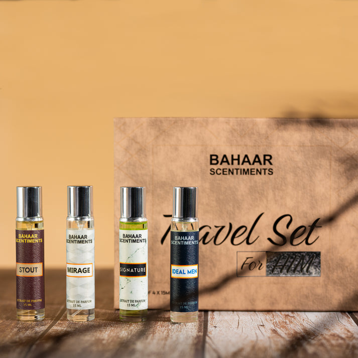 Travel set for him – bahaarscentiments